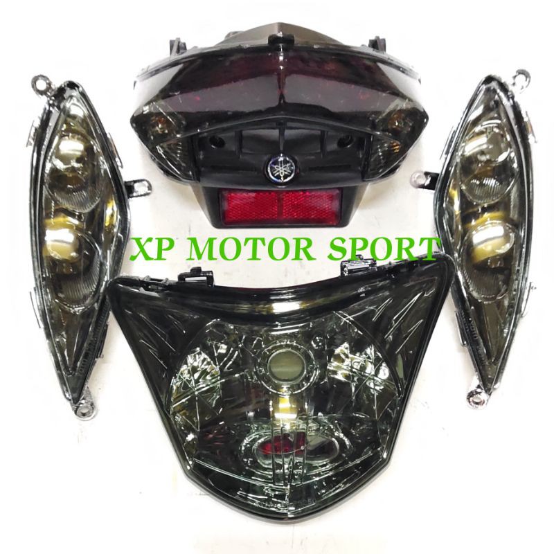 Head lamp Lampu Depan Tail Lamp X1R Lampu Signal LC135 V1 Smoke Tinted [ReadyStock] | Shopee ...