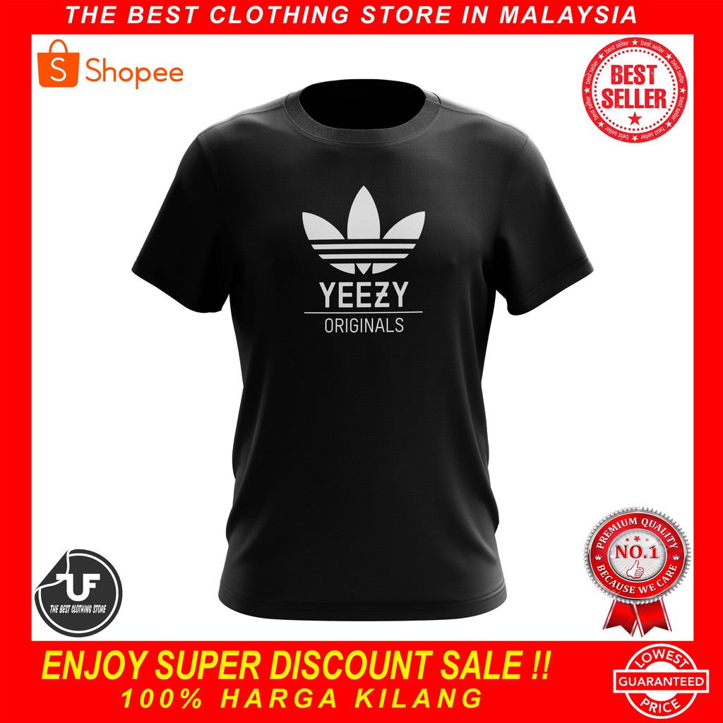 Adidas Yeezy Top Quality 100% Cotton Tshirt (Unisex) | Shopee Malaysia