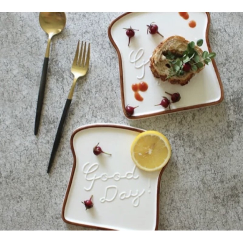Ready stock in Malaysia ️European Minimalist INS Breakfast 'Toast ...