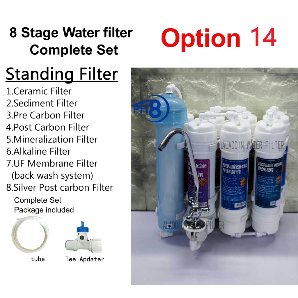 KoreaTech Water Filtration/ Standing Water filter/Economi pack (option ...