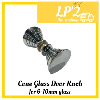 Glass Door Knob / Cone Glass Door Knob / Cone Door Knob Round / Shower ...