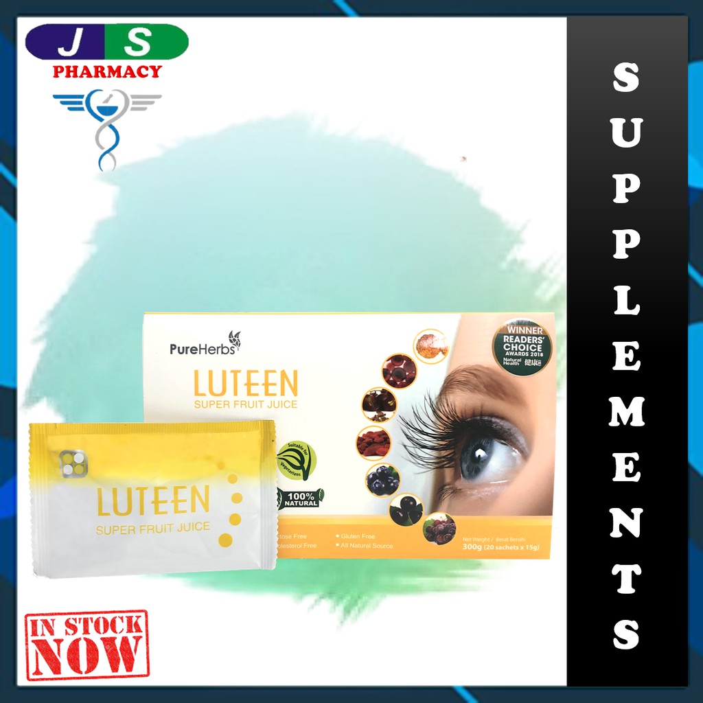 Luteen Super Fruit Juice (20'sx15 + Hand Sanitizer) | Shopee Malaysia