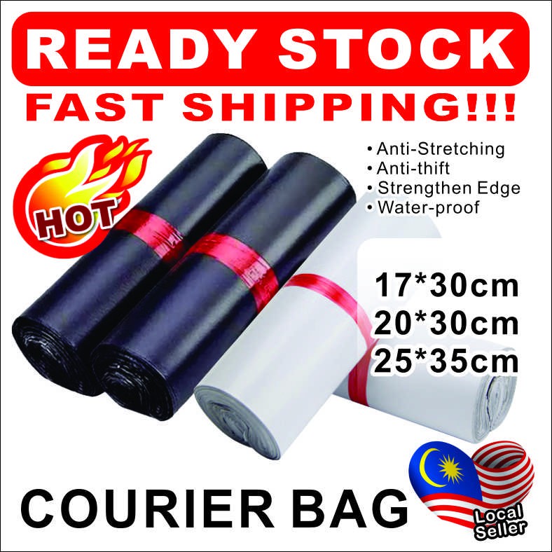 17X30 20X30 25X35 READY STOCK !! Courier Bag Parcel Bag Flyer Packing ...