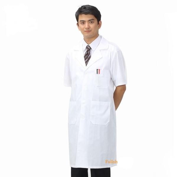 White Doctor's Blouse Set (Long Hem) Used in Hospitals - Clinics ...