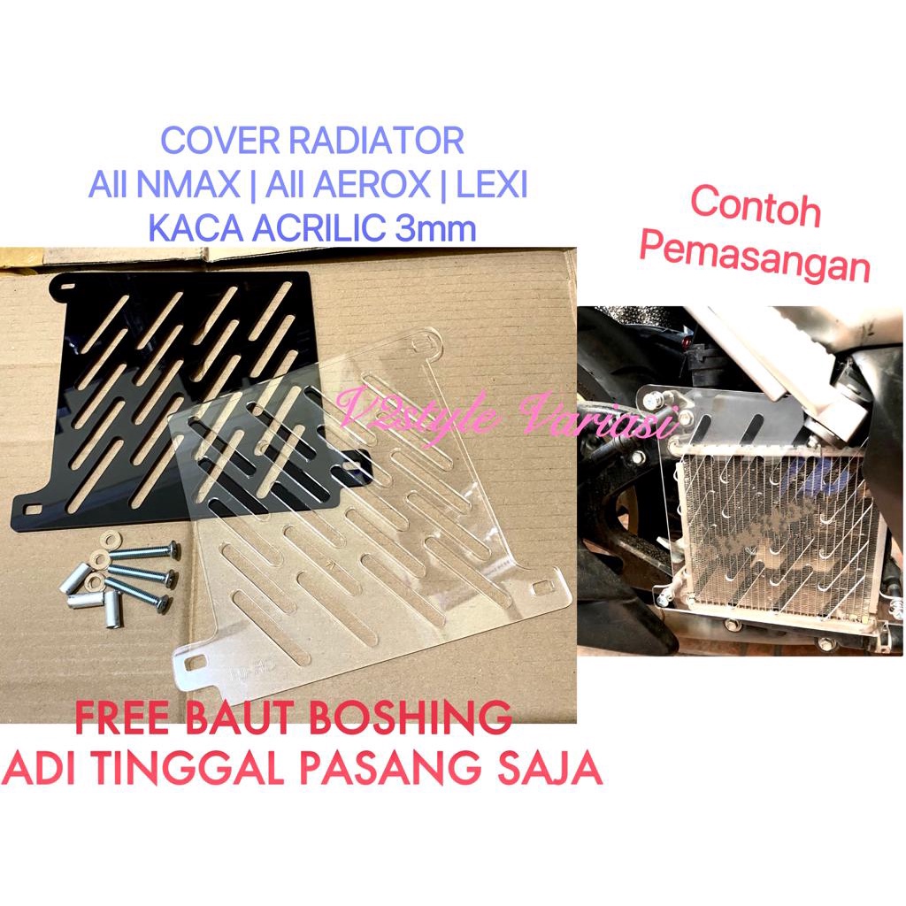All NMAX OLD NEW RADIATOR COVER ALL AEROX 155 LEXI RADIATOR COVER BONUS ...