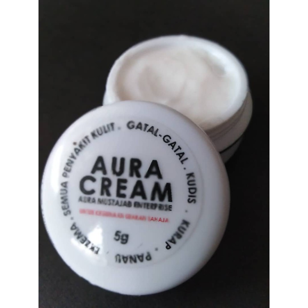 AURA CREAM AURA MUSTAJAB RAWAT KURAP KUDIS GATAL2 PANAU EKZEMA RUAM ...