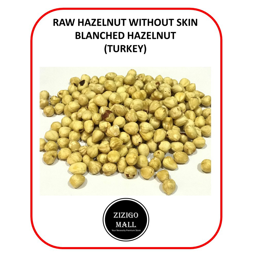 HAZELNUT WITHOUT SKIN WHOLE BLANCHED HAZELNUT PREMIUM GRADE 250GM ...