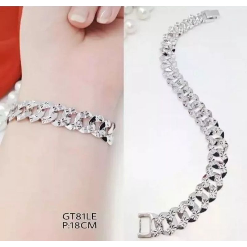 Titanium Silver Dragon Scale Bracelet, Anti-Rust, Anti-Fade | Shopee ...