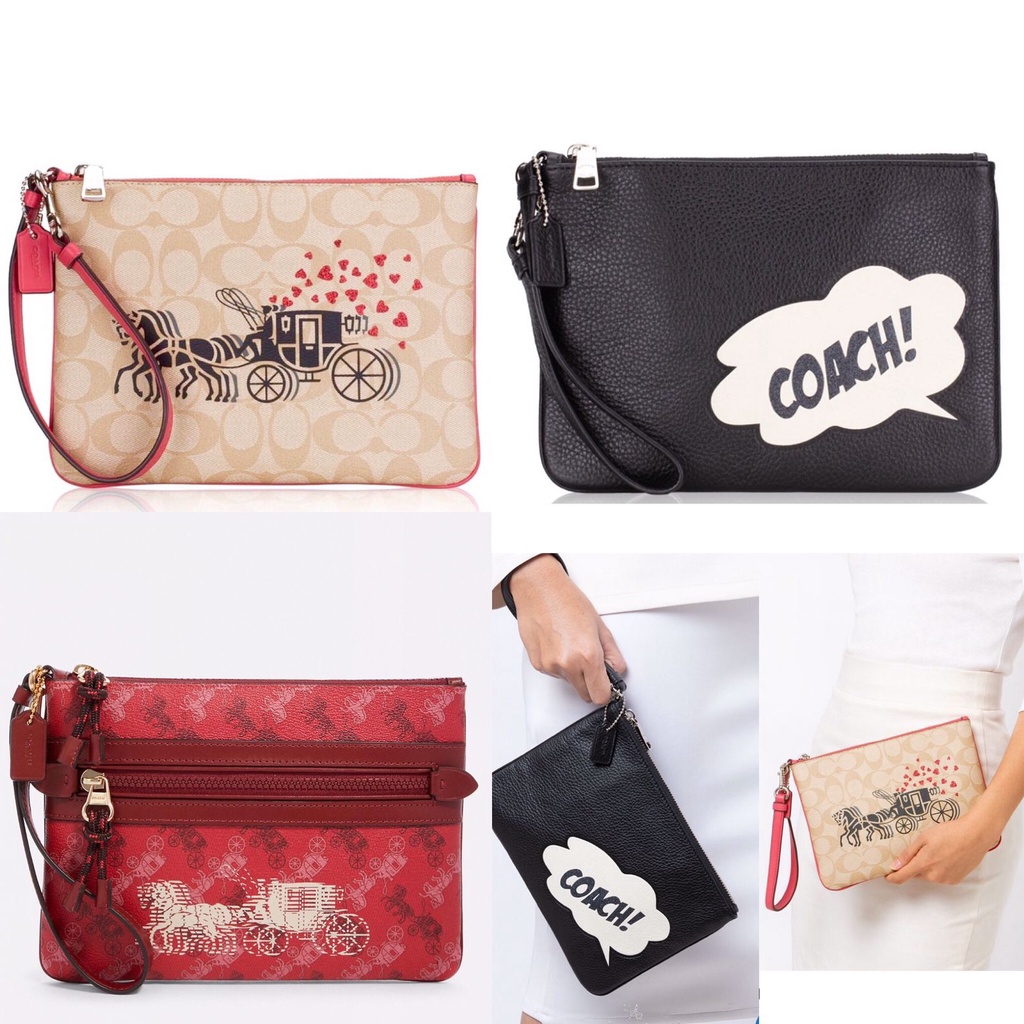 Coach GALLERY POUCH ORIGINAL | Shopee Malaysia