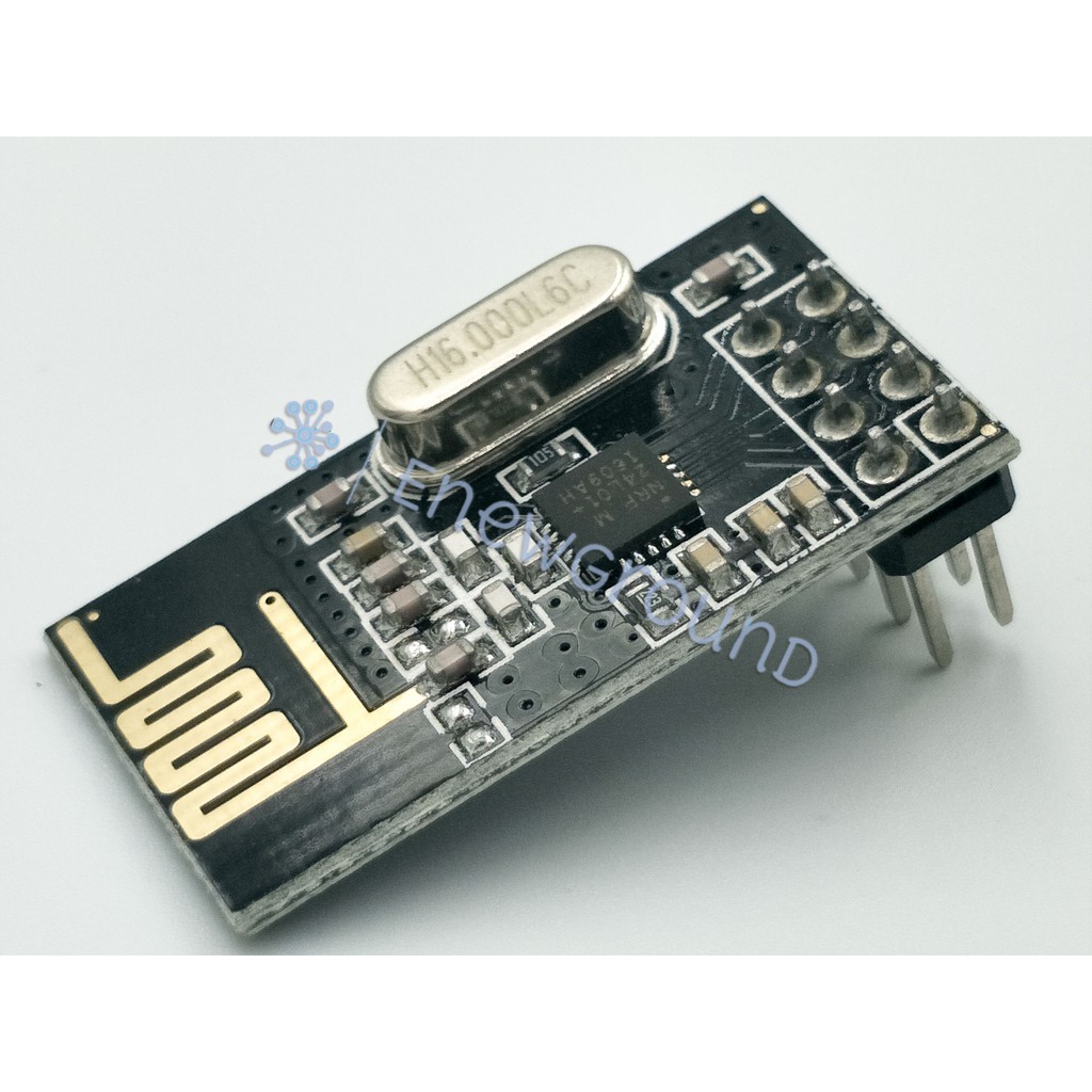 Radio frequency (RF) transceiver module (NRF24L01+, 2.4GHz) | Shopee ...