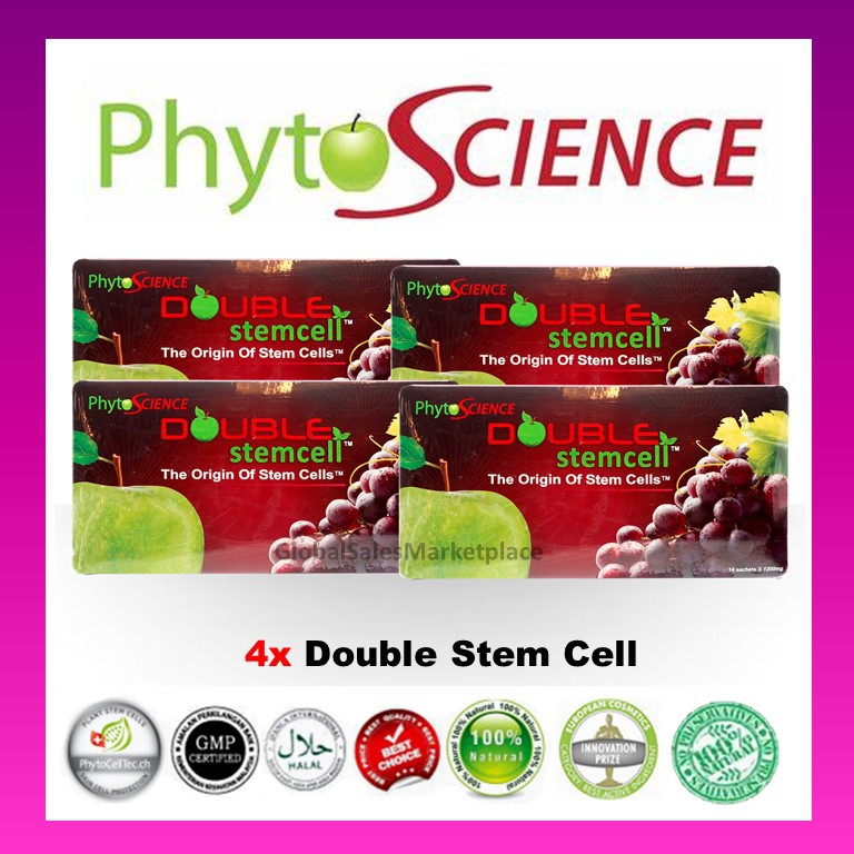 🍏🍇Phytoscience🍏🍇 4 Packs Double StemCell Anti Aging Beauty Supplement ...