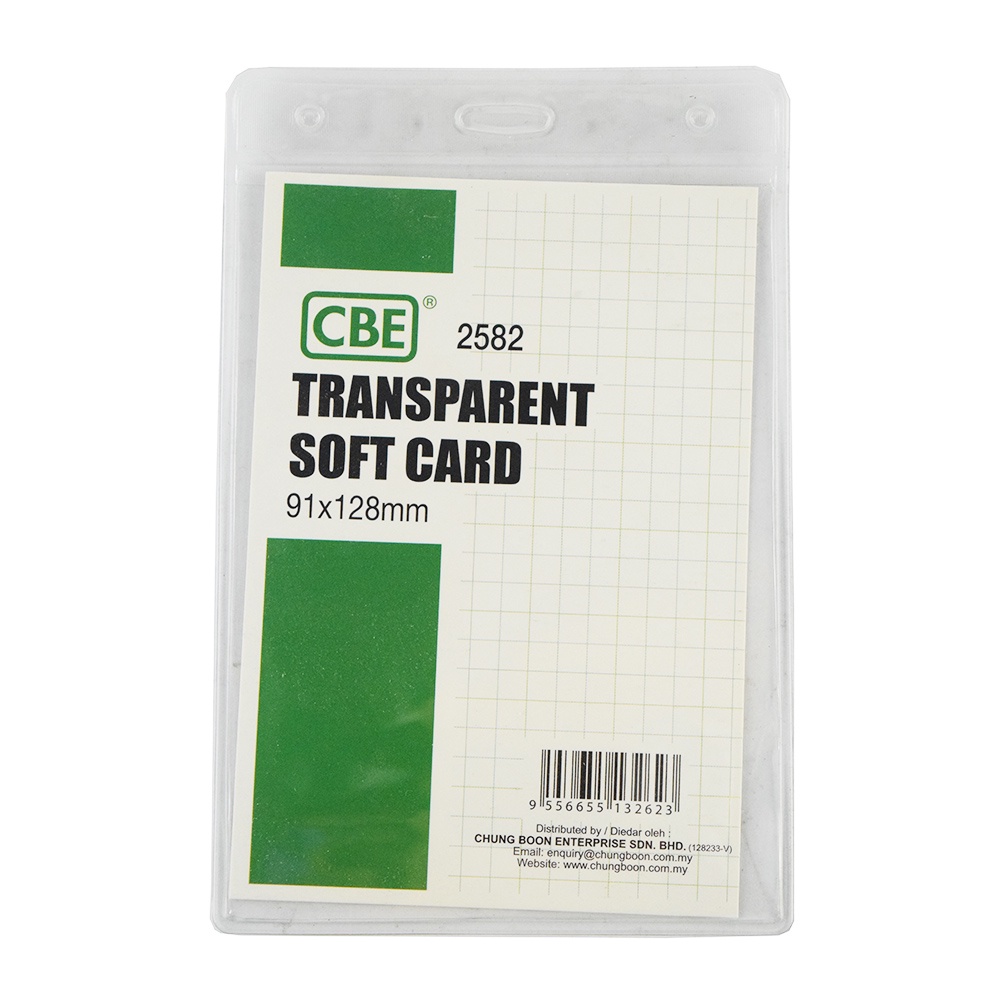 CBE 2582 Transparent Soft Card - 91 x 128mm | Shopee Malaysia
