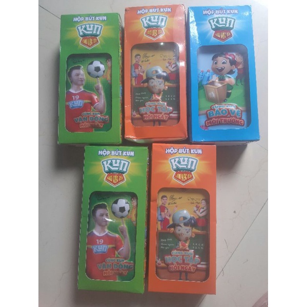 Kun pen box covered with glowing 3D fabric (kun milk gift) | Shopee ...