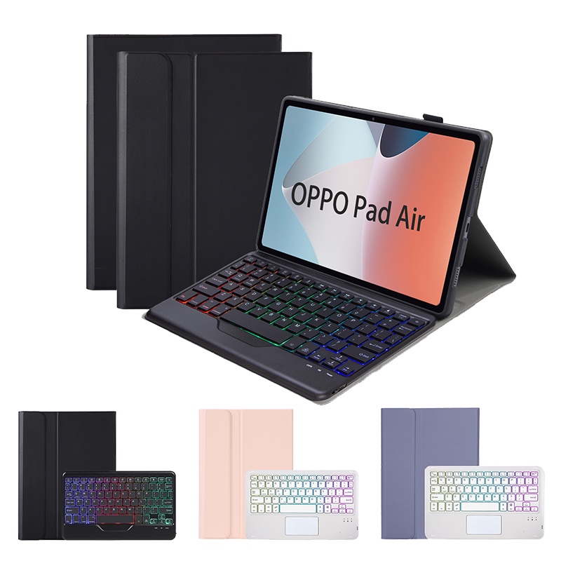 For OPPO Pad Air 10.4 Wireless Bluetooth Keyboard Case Cover Soft TPU ...
