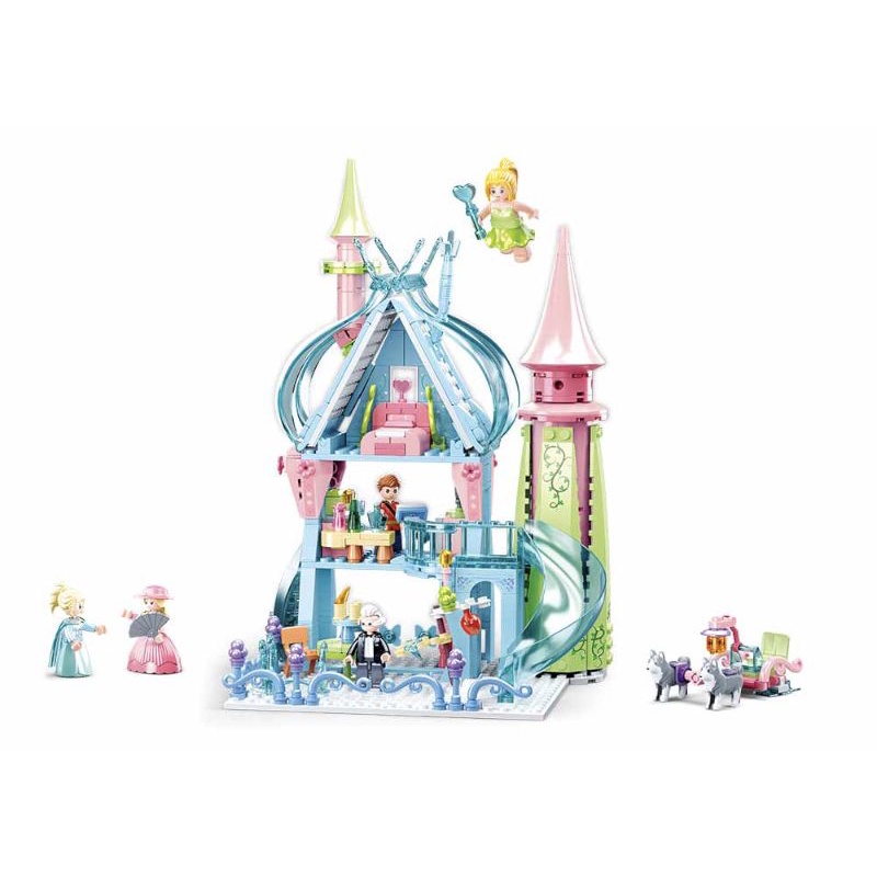 Fairy tale castle Royal Palace Sluban bricks Toys fairy tale castle ...