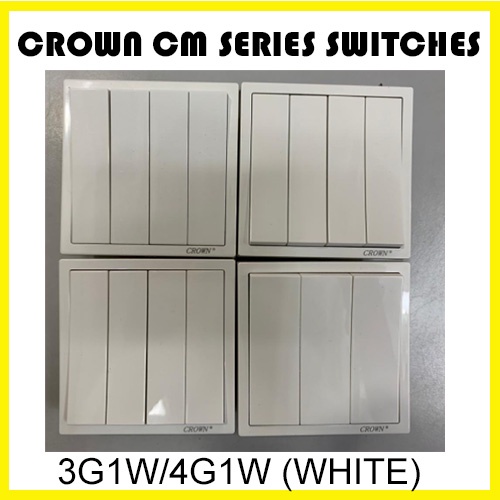 CROWN CM Series 4G1W / 3G1W (WHITE) | Shopee Malaysia