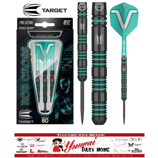TARGET DART - STEEL TIP - ROB CROSS - VOLTAGE 80 21G | Shopee Malaysia