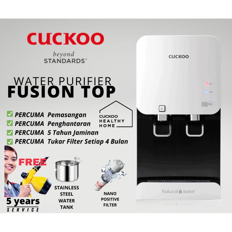 Cuckoo Water Purifier Fusion Top | Penapis Air Cuckoo Fusion Top | 5 ...
