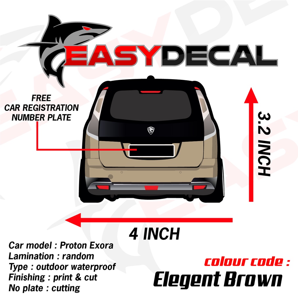 Proton Exora Sticker | Shopee Malaysia