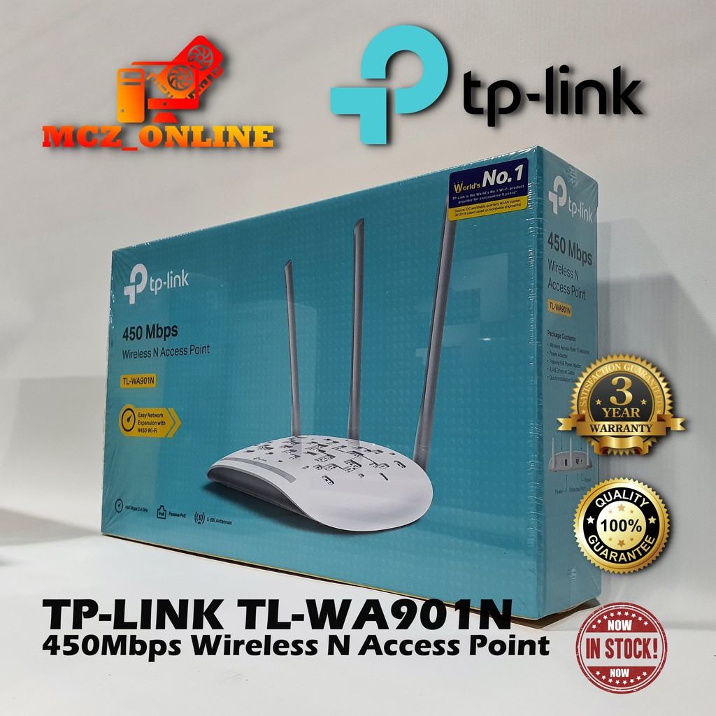 🔥READY STOCK🔥 TP-LINK TL-WA901ND 450Mbps Wireless N Access Point TL ...