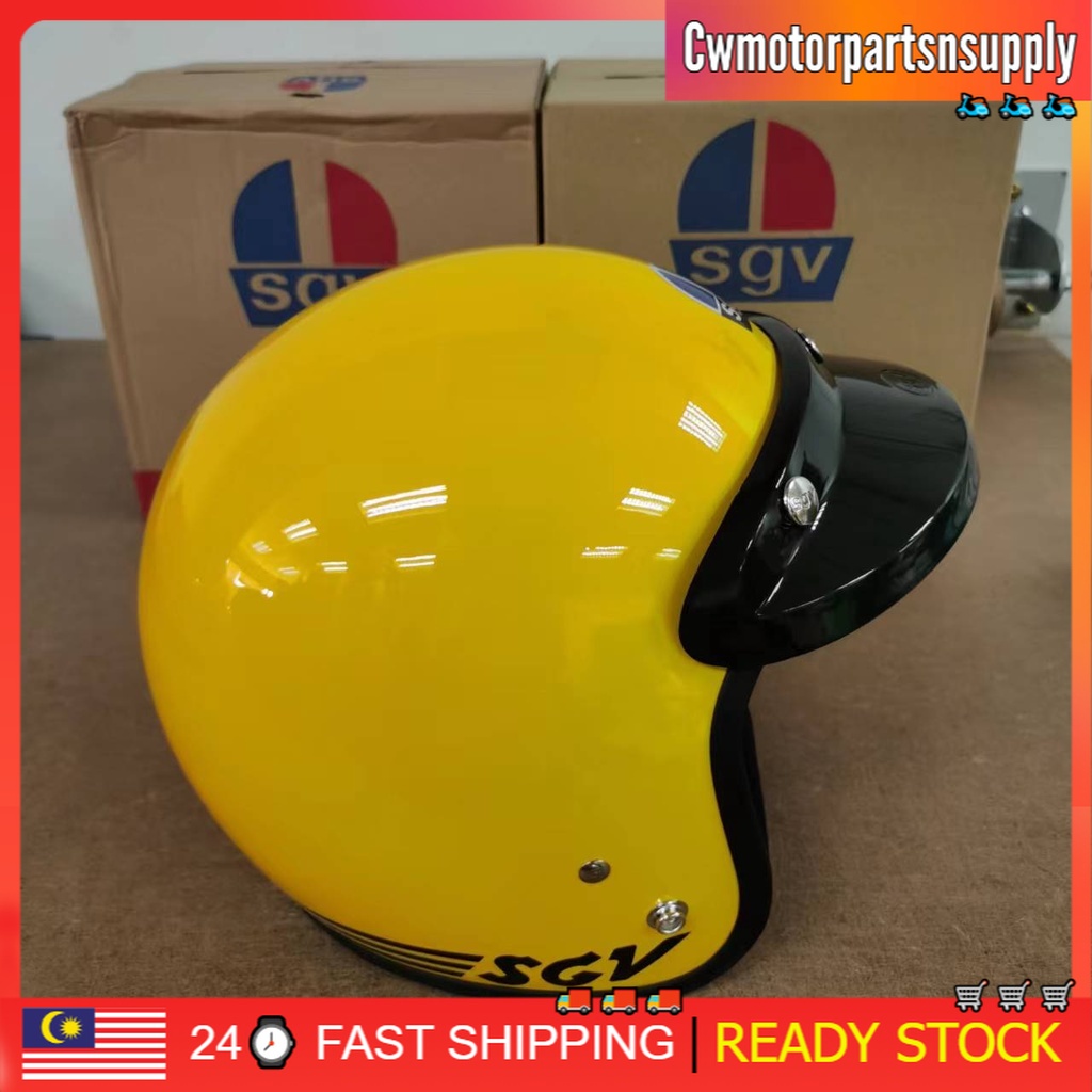 ORIGINAL SGV HELMET HELMET SGV SAIZ 60 ORIGINAL GOOD QUALITY | Shopee ...