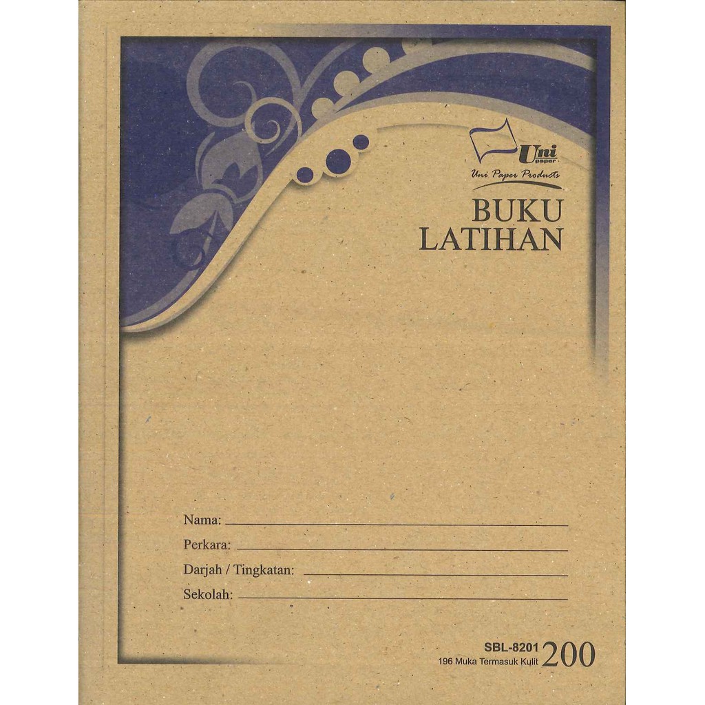 Uni Buku Latihan ( Exercise Book ) Single Line F5 200pg | Shopee Malaysia