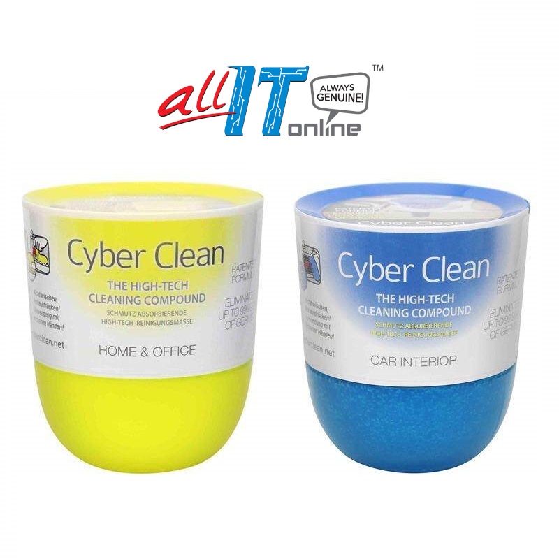 Cyber Clean Office Cleaner - Yellow / Car Cleaner - Blue (160g ...