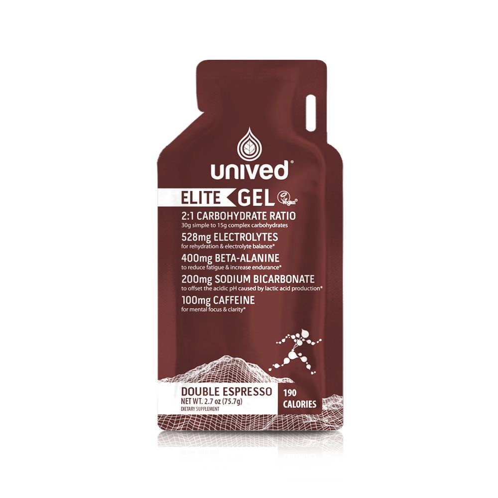 UNIVED Elite Running Gel - Double Espresso (100mg Caffeine) | Shopee ...