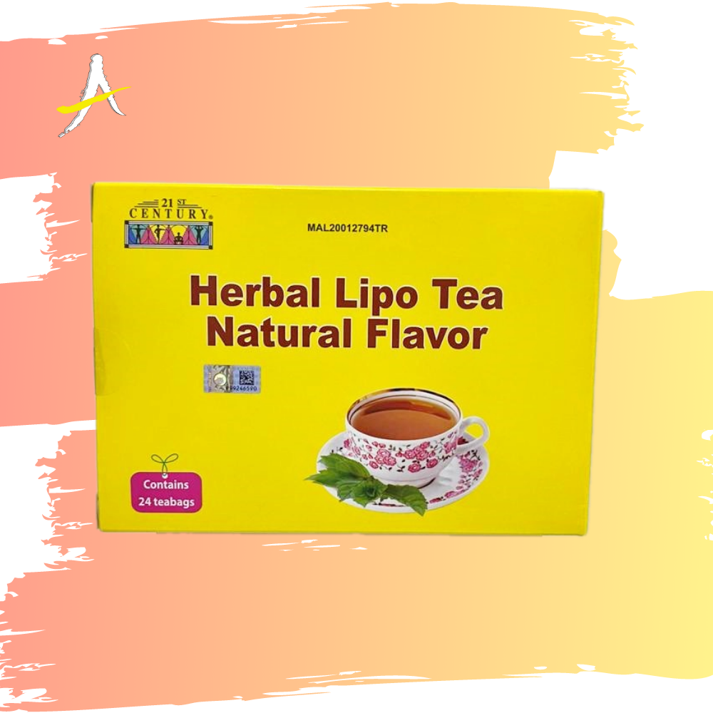 21st Century Herbal Lipo Tea Natural Flavor 24 Teabags | Shopee Malaysia