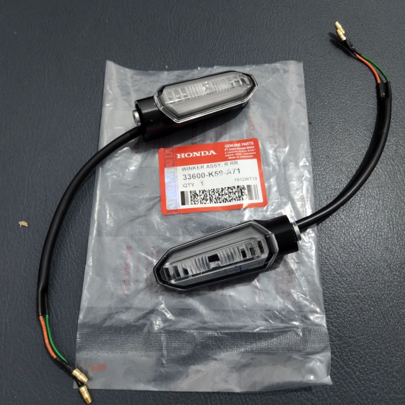 2PCS LED Turn Signal Lights Right Left Vario 125 150 New CBR CB150R ADV ...