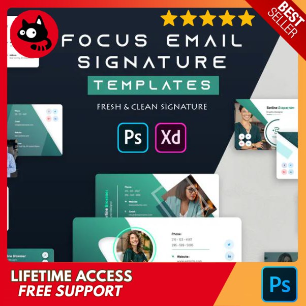 Focus | Email Signature Template | Shopee Malaysia