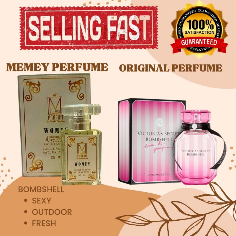 PERFUME BOMBSHELL BY MEMEY PERFUME 35ML (HIGH QUALITY) | Shopee Malaysia