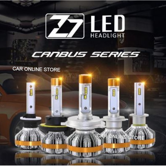 Z7 Canbus Series Car Headlight LED H7 C6 HID Car Headlamp LED Bulb for ...