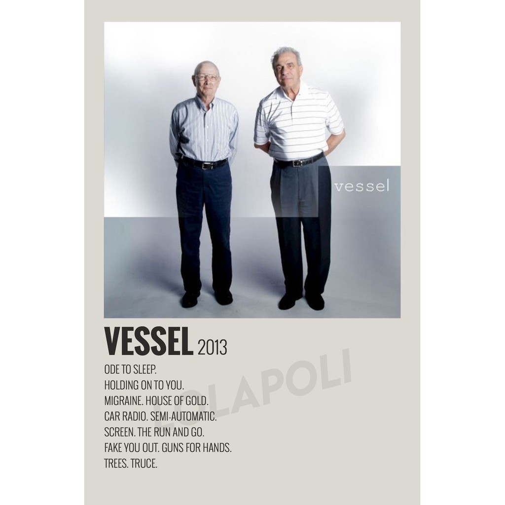 Vessel Album Cover Poster - Twenty One Pilots | Shopee Malaysia