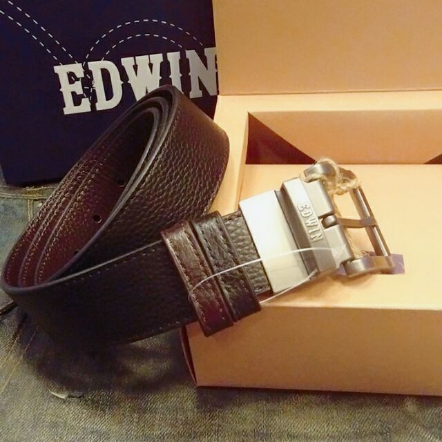 [ORIGINAL] EDWIN LEATHER BELT ( EBT35175B ) | Shopee Malaysia