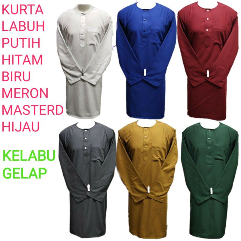 KURTA LABUH PARAS LUTUT | Shopee Malaysia