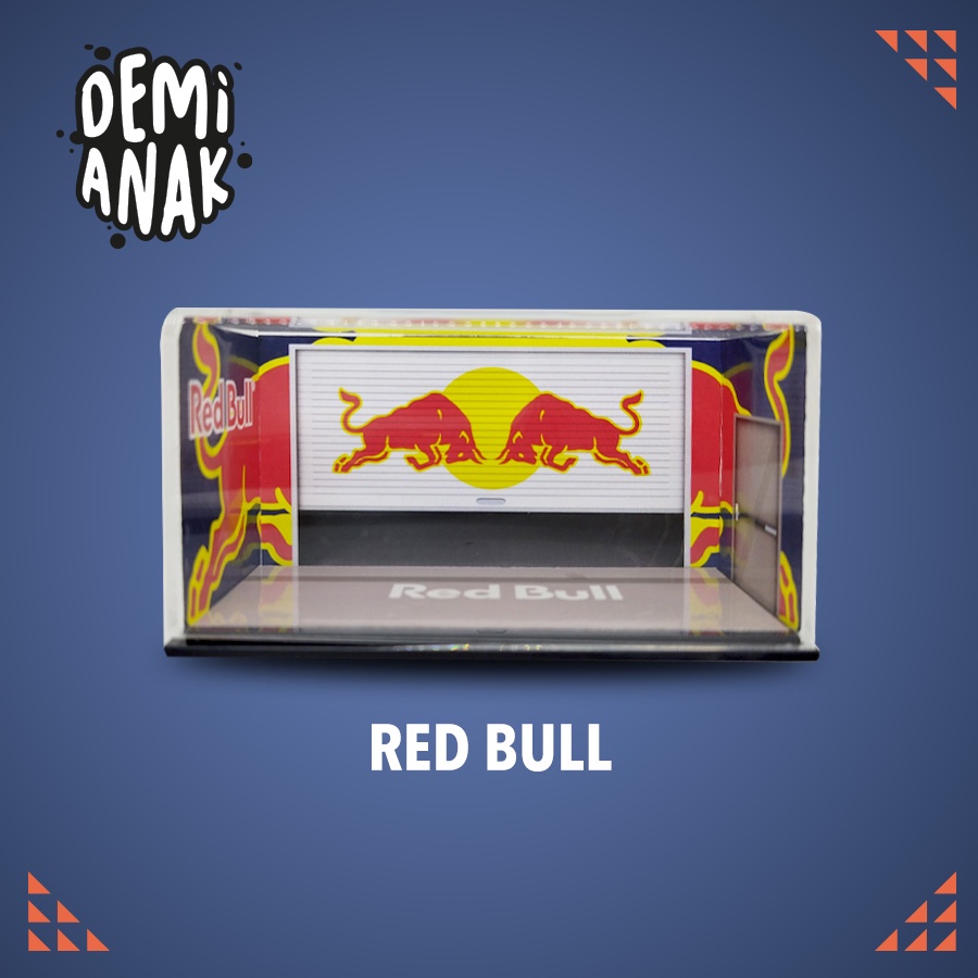 Red Bull Logo Diecast Acrylic Box | Shopee Malaysia