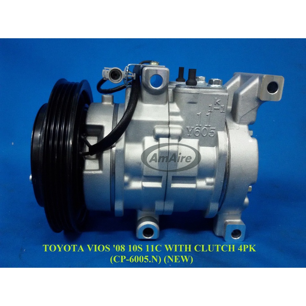 COMPRESSOR TOYOTA VIOS NCP93 4PK 2008-2013 (NEW) | Shopee Malaysia