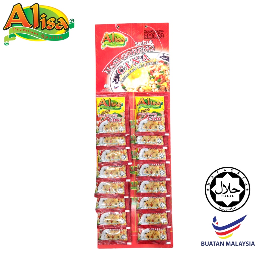Alisa Serbuk Nasi Goreng Cina Halal dan Buatan Malaysia Ready Stock ...