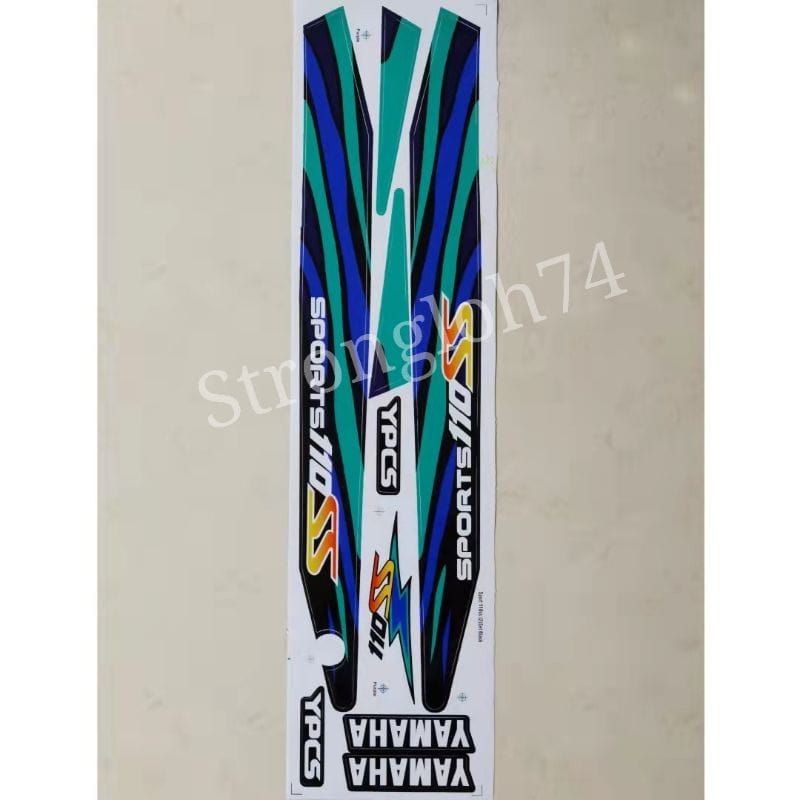 YAMAHA SPORT 110SS (2) BODY STICKER BADAN STRIKE STRIPE STIKER | Shopee ...