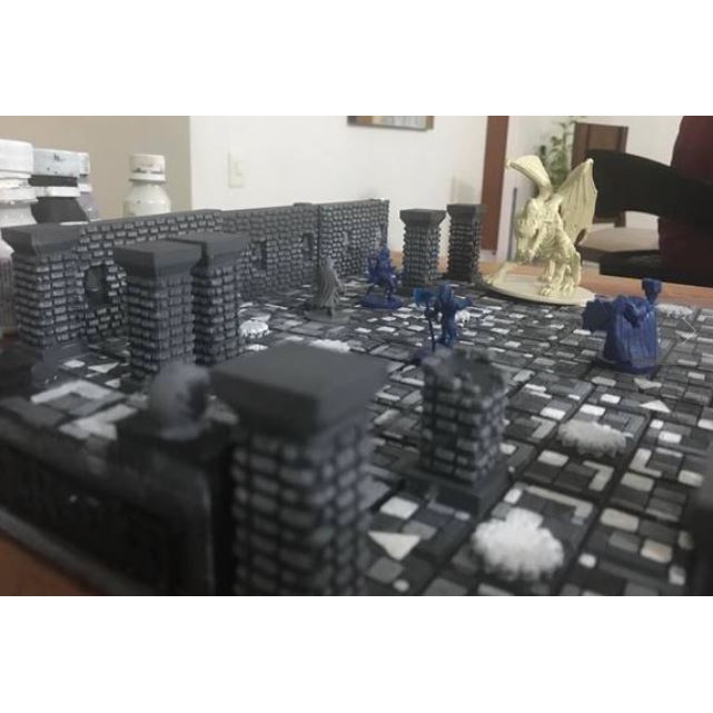 D&D castle of ravenloft complete tile set Dungeons and dragons table ...
