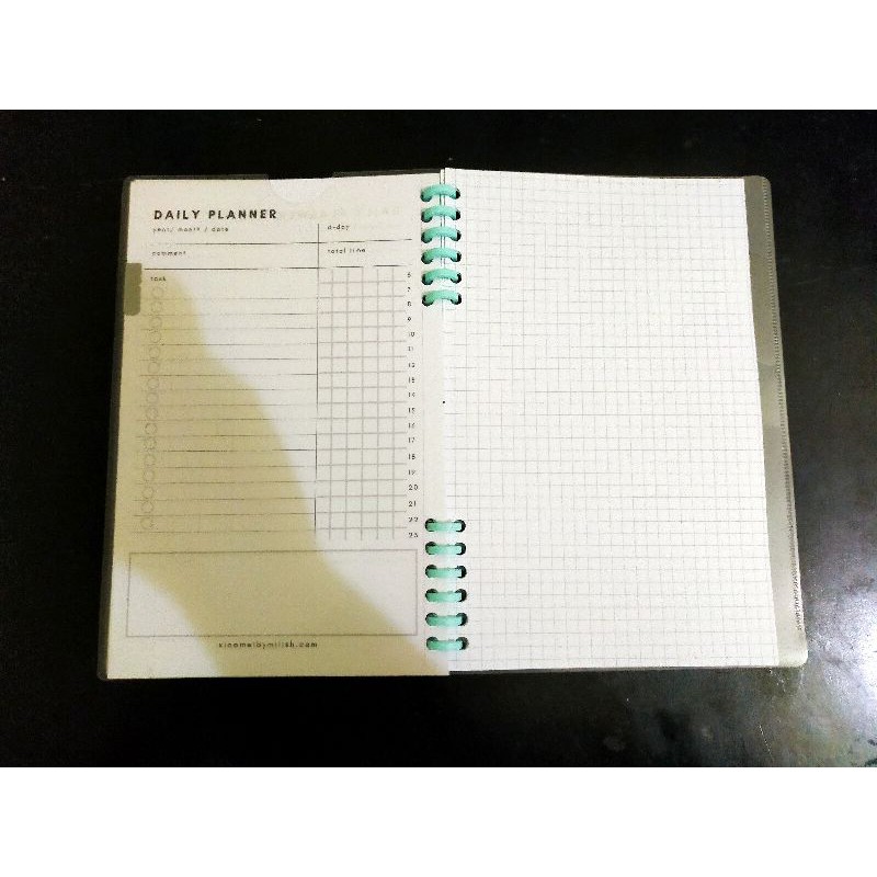 Refill Paper for 12 holes Re-fillable Notebook | Grid, Dotted and Daily ...