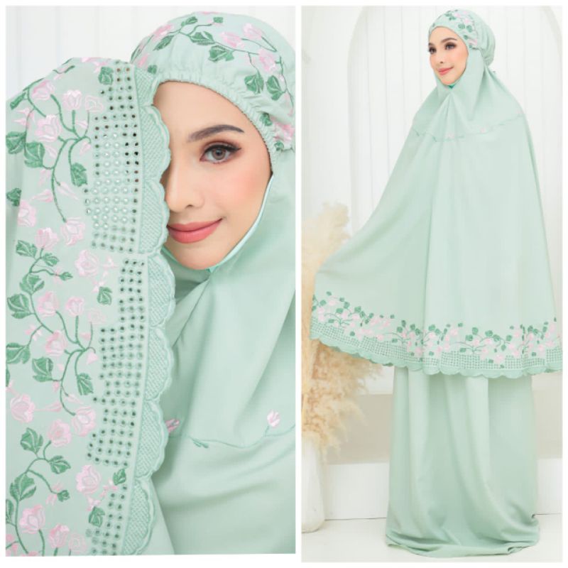 Telekung Cotton Sulam , Corak Baru , Pos setiap Hari , Ready Stock ...