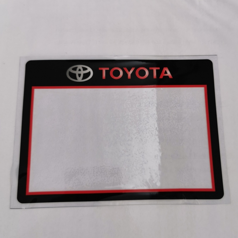 TOYOTA Road Tax Sticker Kereta TOYOTA Car Road Tax Sticker | Shopee ...