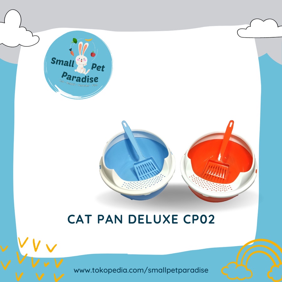 Cp02 CAT PAN DELUXE TOILET CAT / CAT LITTER BOX | Shopee Malaysia