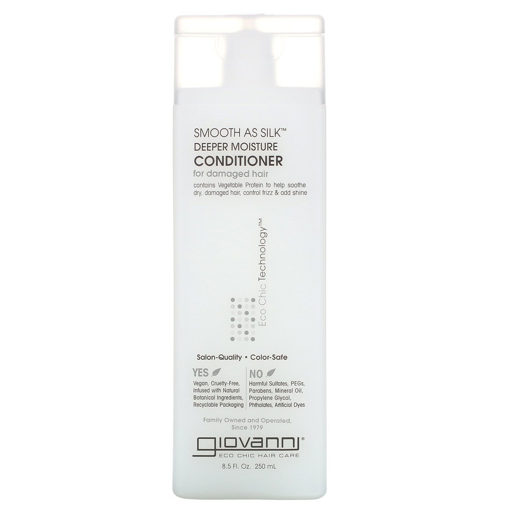 Giovanni, Smooth As Silk, Deeper Moisture Conditioner, Direct Leave-In ...