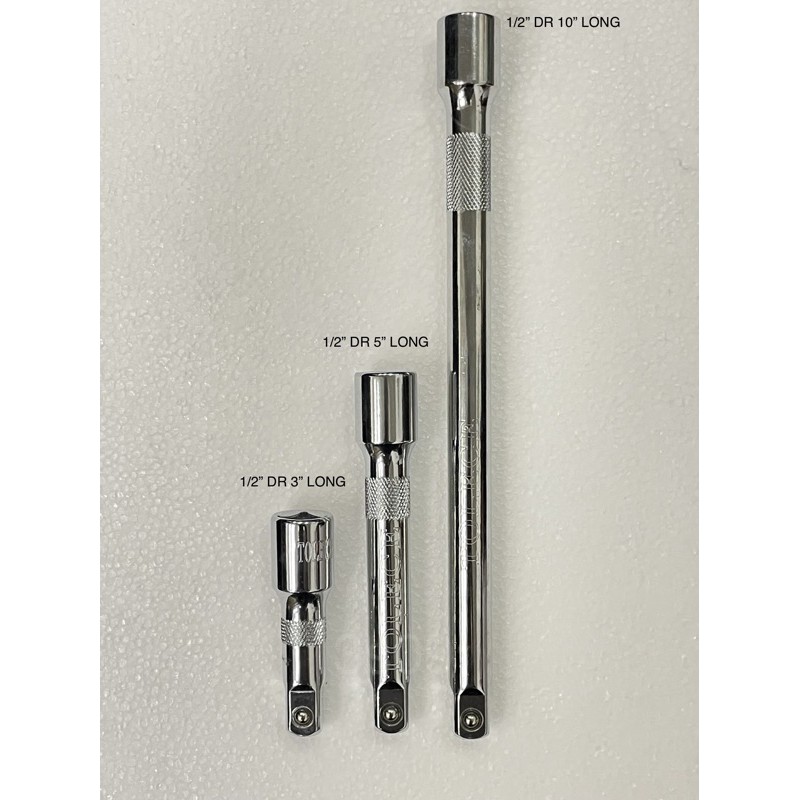 Socket Ratchet Wrench Extension Bar Length 3”,5”,10” x 1/2” Drive ...