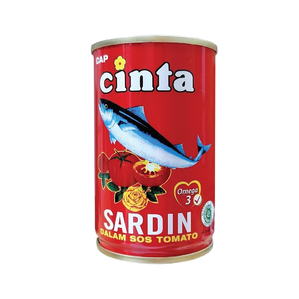 Cinta Brand Sardines In Tomato Sauce 155g | Shopee Malaysia