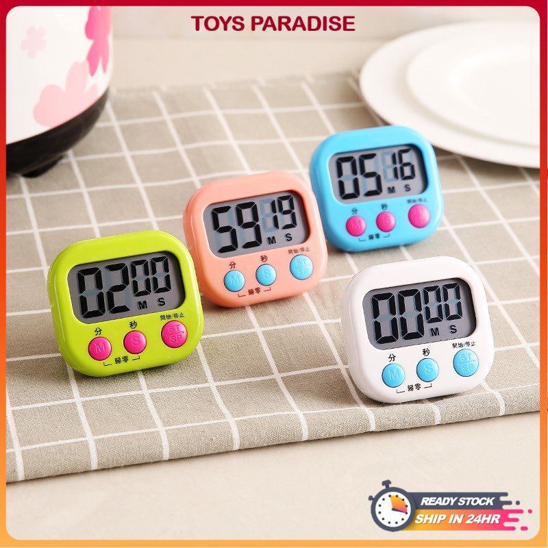 [MALAYSIA STOCK] ENGLISH LCD Digital Kitchen Countdown Timer Cooking ...