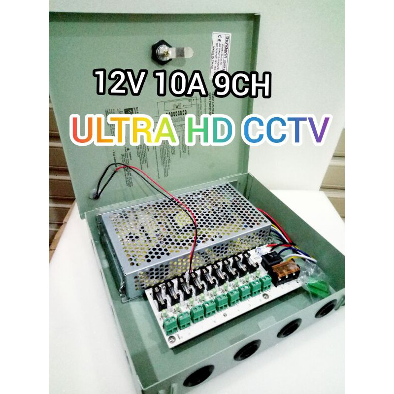12V 10A Power supply box 9channel | Shopee Malaysia
